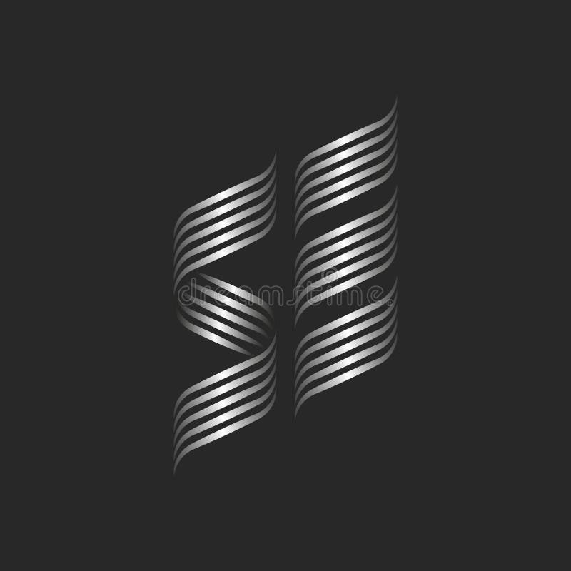 Combination Letters HL Logo Hipster Simple Monogram, Intersection Thin ...