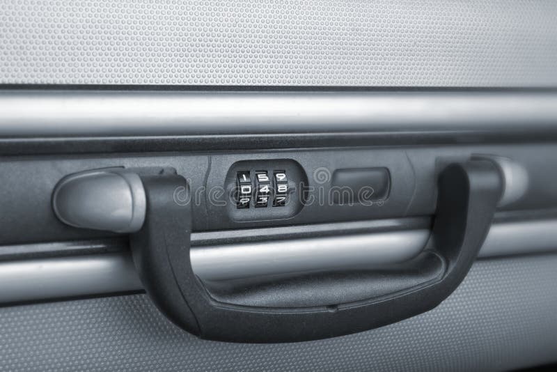 Combination Lock - Unlocked and Locked Stock Image - Image of ...