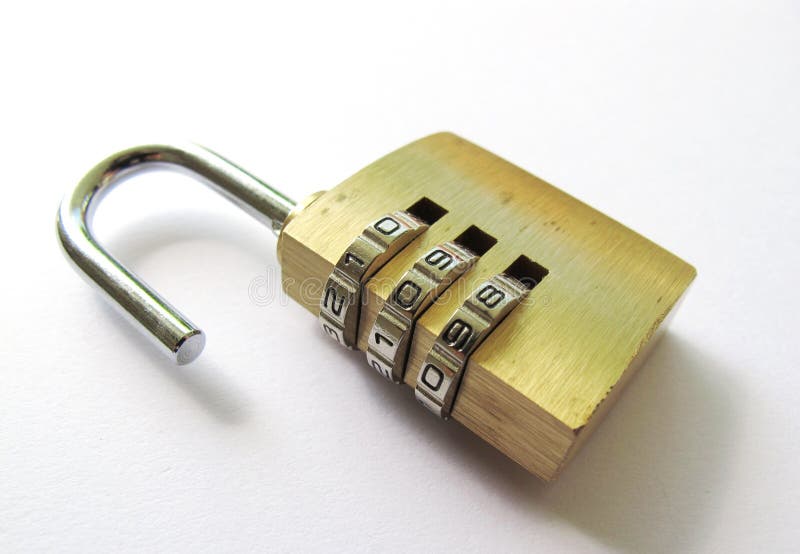 Combination lock stock photo. Image of catches, combination - 16017172