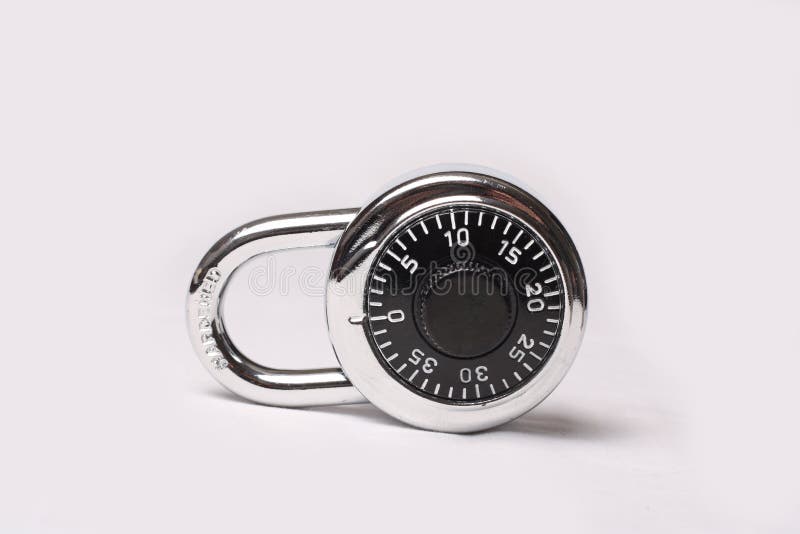 Hardened Lock stock photo. Image of lock, deter, dial, steel - 518618