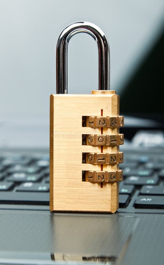 Combination lock stock image. Image of black, computer - 20825333
