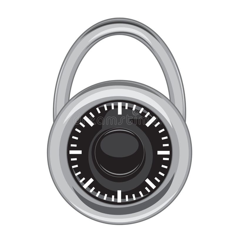 Combination Lock stock illustration. Illustration of secure - 24177976