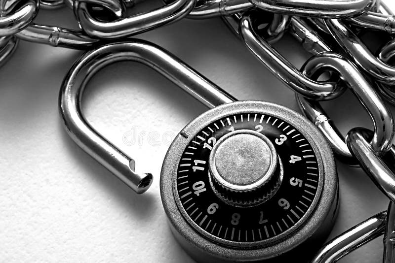 Combination Lock stock image. Image of open, steel, insure - 244053