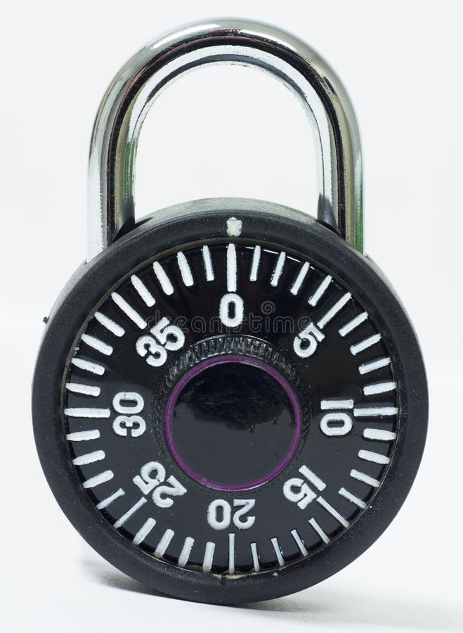 Safe Combination Lock and Vault Handle Stock Photo - Image of ...