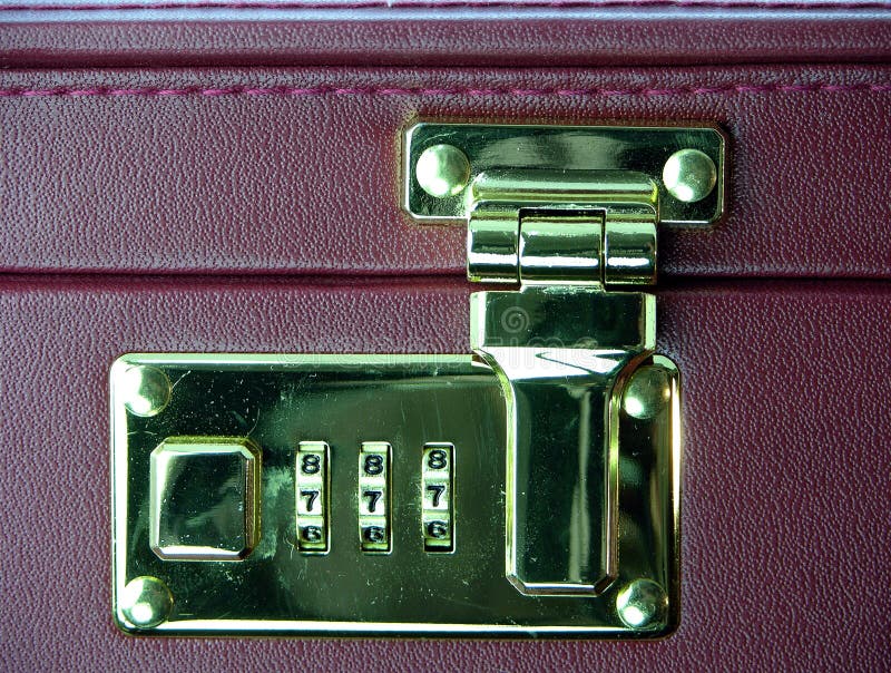 Combination lock stock image. Image of saddlebag, private - 3721653