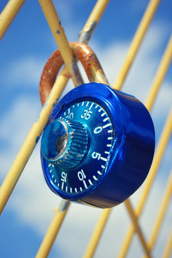 Combination Lock stock image. Image of bridge, combination - 57555293