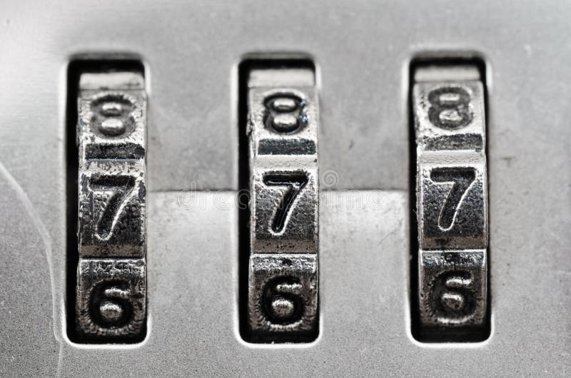 Combination Lock dials stock photo. Image of luck, iron - 25554384