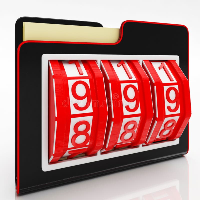 To Do File Shows Organizing and Planning Tasks Stock Illustration ...