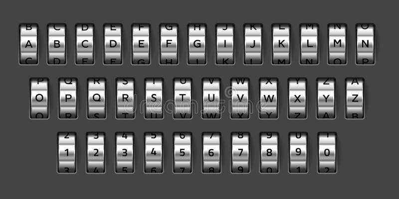 Combination Code Lock Alphabet Stock Illustrations – 76 Combination ...