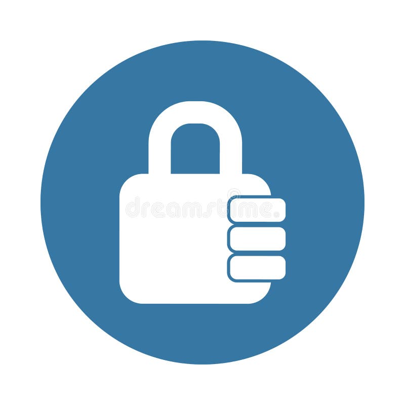 Combination Lock Icon. Element of Lock and Keys Icons for Mobile ...