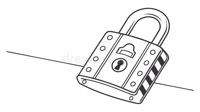 Combination Lock Illustration, Vector Design Generative AI Stock ...