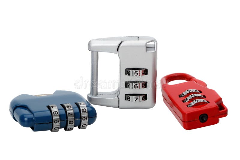 Combination Lock on white stock photo. Image of safety - 20476142
