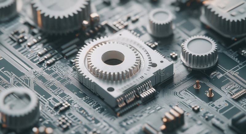 The Combination of Mechanical and Technological Elements is Represented ...