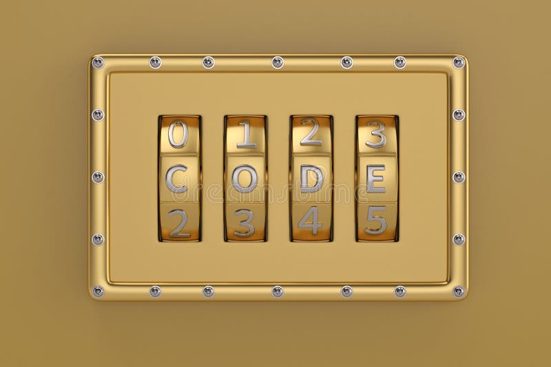 Combination Code Lock Alphabet Stock Illustrations – 77 Combination ...