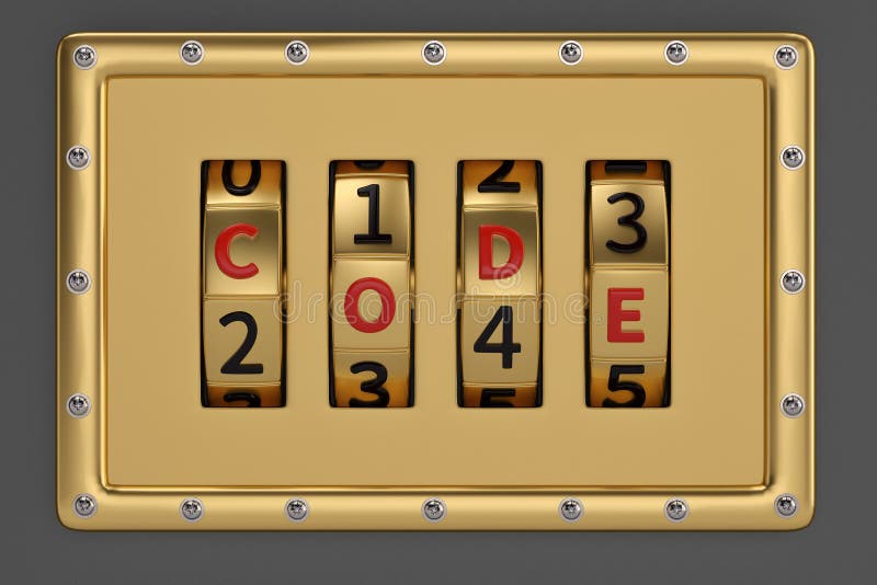 Combination Code Lock Alphabet Stock Illustrations – 76 Combination ...