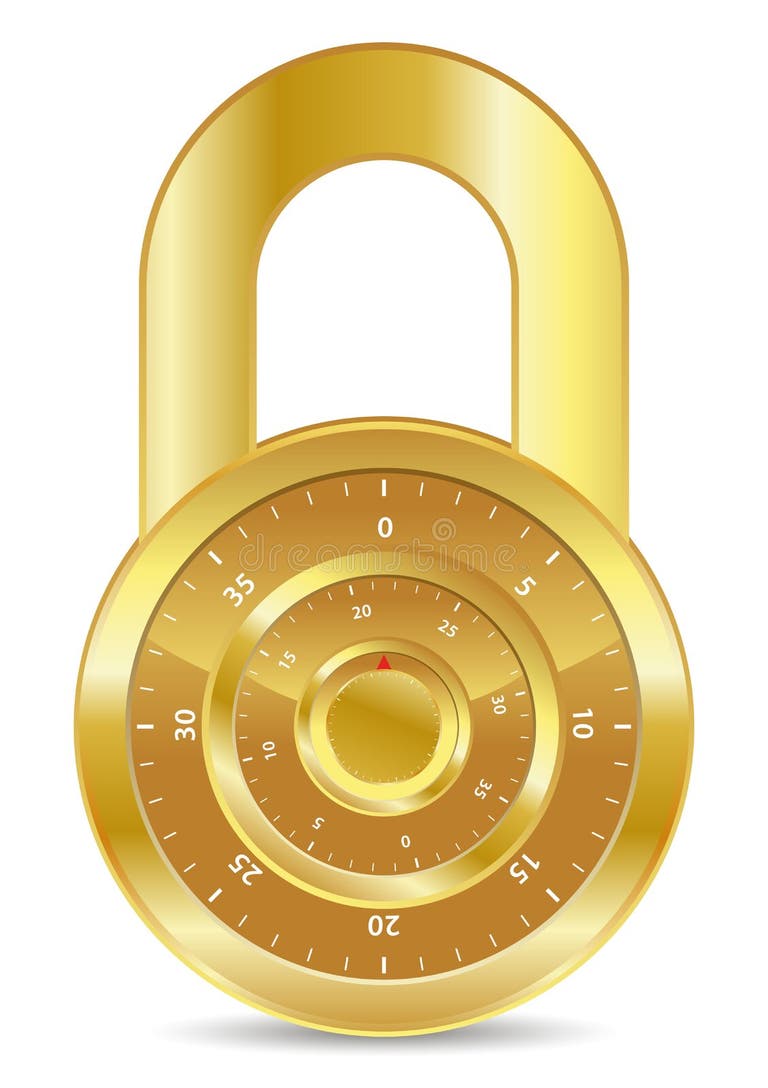 Combination Padlock Stock Illustrations – 6,596 Combination Padlock ...