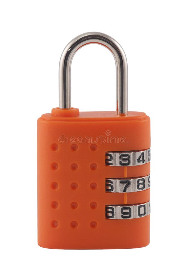 Combination padlock stock image. Image of modern, combination - 34426899