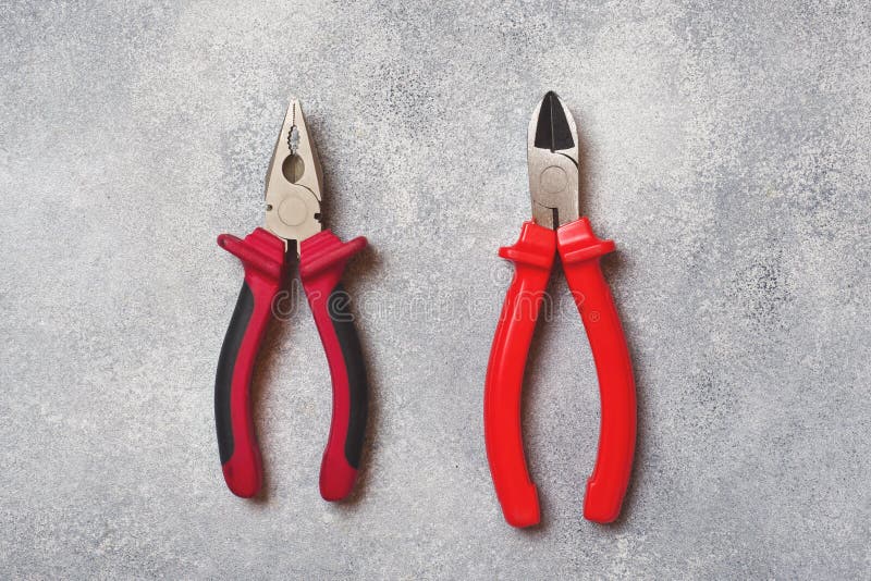 Combination Pliers. Tools for Cutting Solid Materials and Multiwire ...