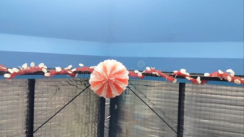 A Combination of Red and White Lights Blowing in the Wind in the ...