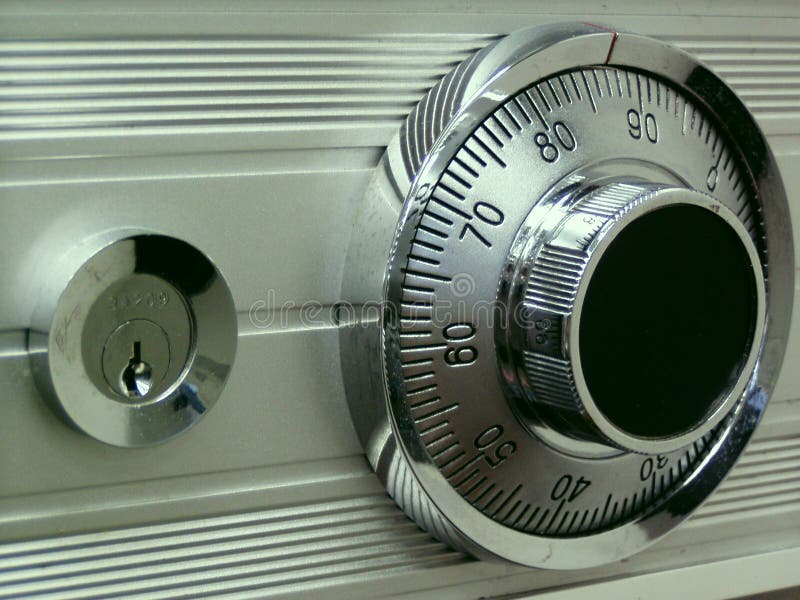 Combination Safe stock image. Image of combination, silver - 24209