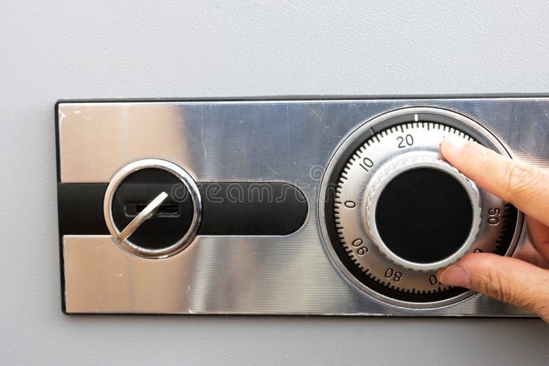 Golden Safe Lock stock photo. Image of finance, vault - 4662472