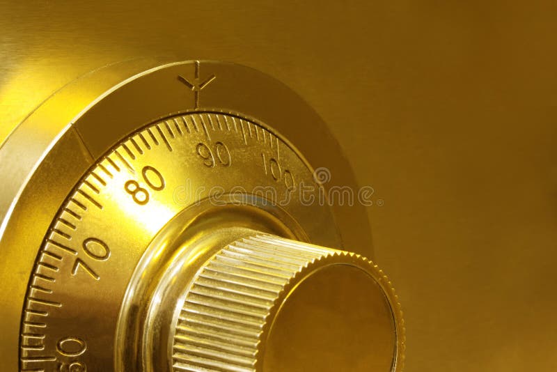 Combination Safe Lock stock photo. Image of vault, knob - 4662444