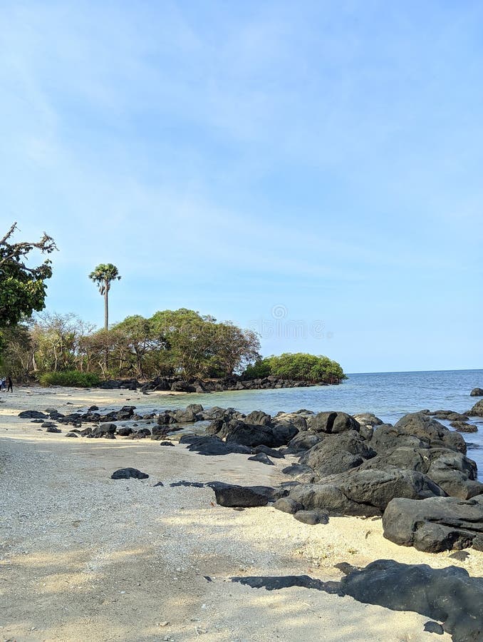 The Combination of Sand Helps To Add To the Beauty of the Beach Stock ...