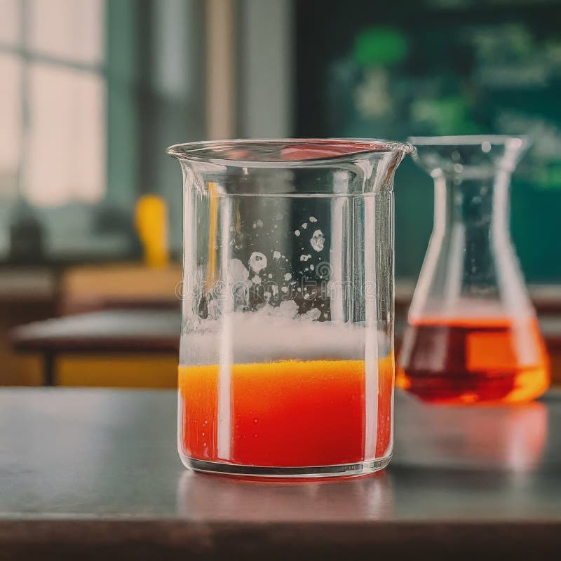 A Colorful Experiment stock illustration. Illustration of science ...