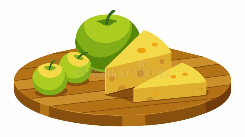 A Combination of Sharp Cheddar Cheese and Tart Green Apples Creating a ...