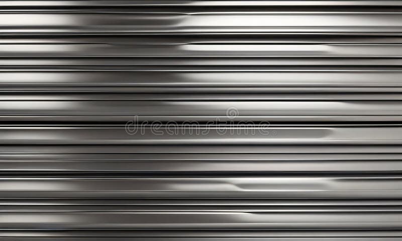 Abstract Background with a Shiny, Silver Metallic Surface Featuring ...