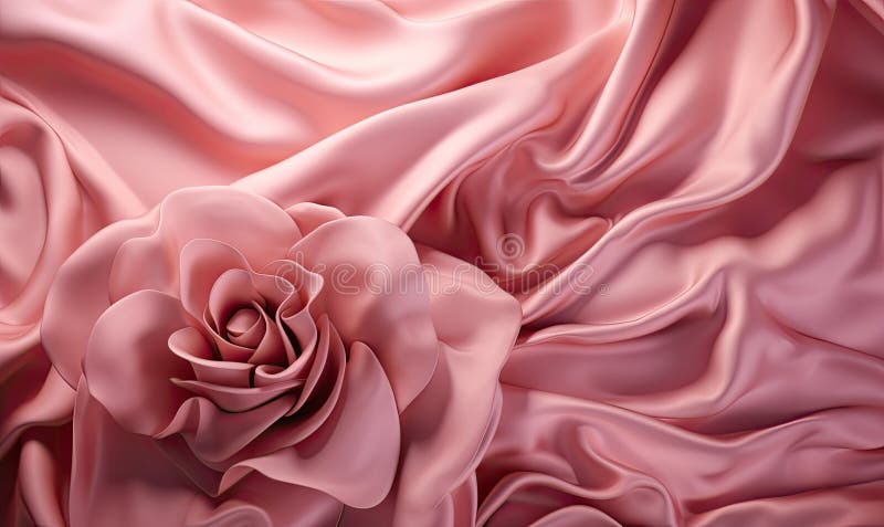 The Combination of the Soft Pink Hue and the Intricate Rose Patterns in ...