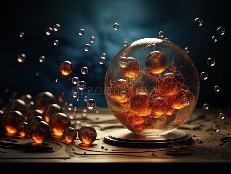 Combination of Spheres and Ropes of Energy in a Representation of the ...