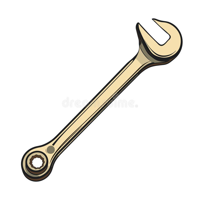 Combination Wrench Clip Art