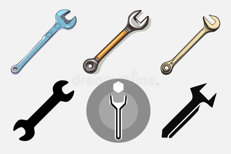 Box End Wrench Stock Illustrations – 49 Box End Wrench Stock ...