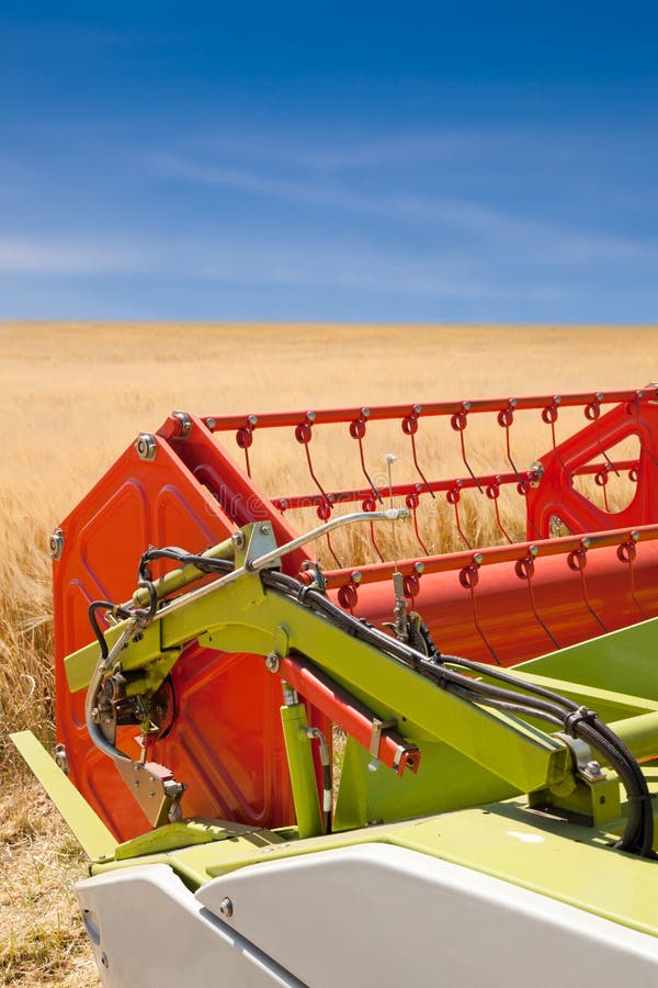 Combine harvester stock photo. Image of golden, barley - 20639678
