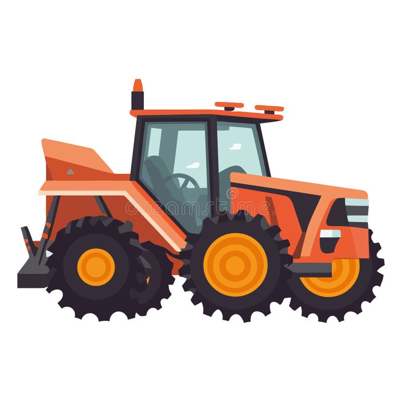 Combine harvester design stock vector. Illustration of digging - 285187464