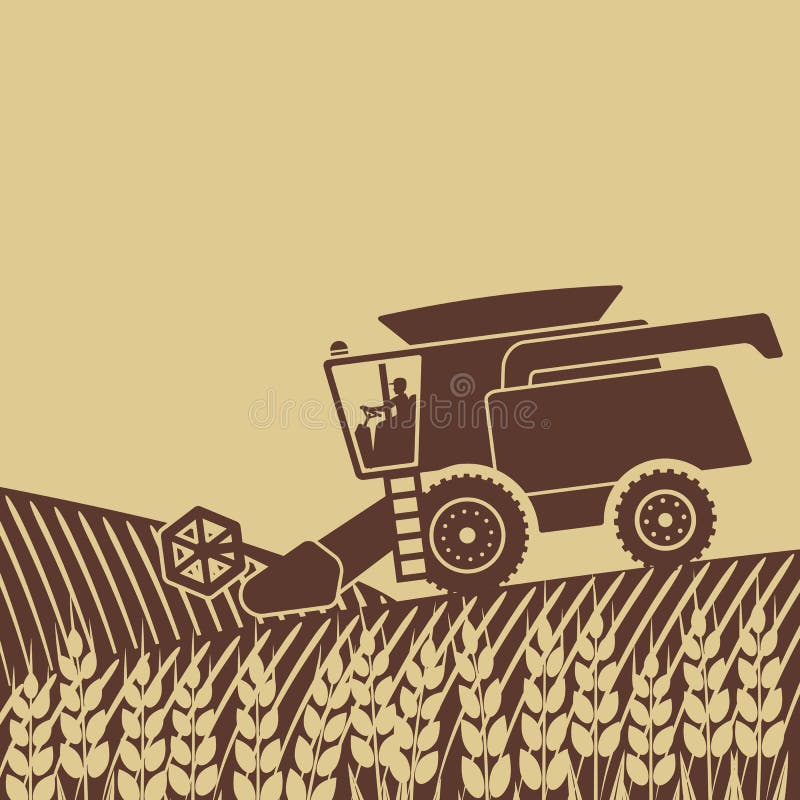 Combine Harvester Stock Illustrations – 6,332 Combine Harvester Stock ...