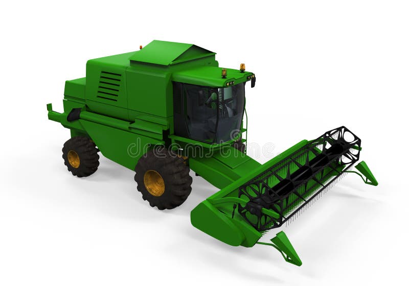 Combine stock vector. Illustration of plant, corn, wheat - 18800269