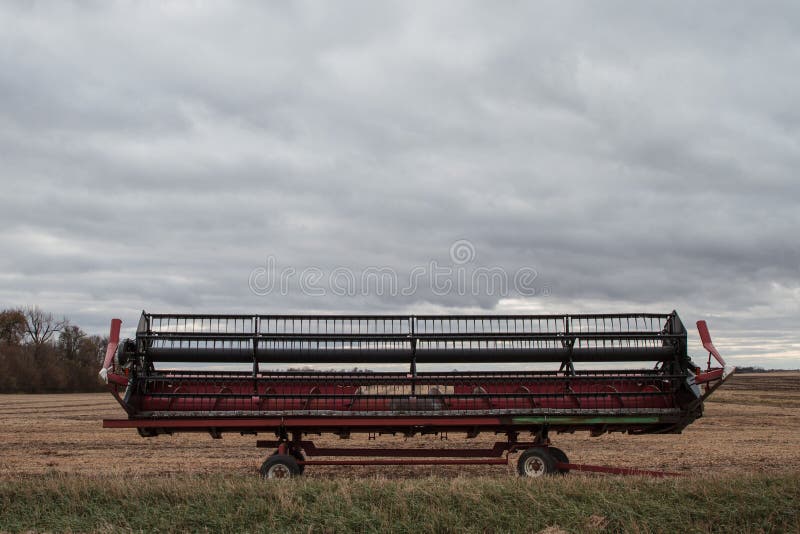 Combine header trailer stock image. Image of trailer - 102803939