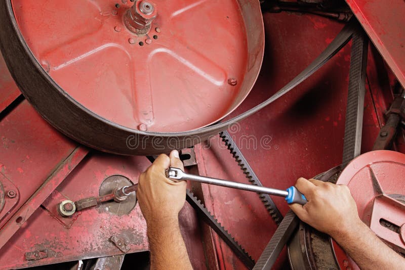 Combine machine service stock image. Image of working - 37671653