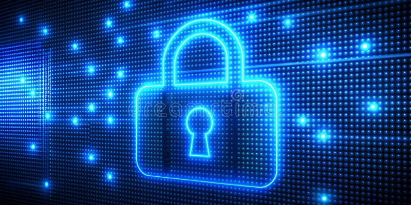 Combine the Power of Mesh Boolean and File Encryption Blue Neon Lights ...