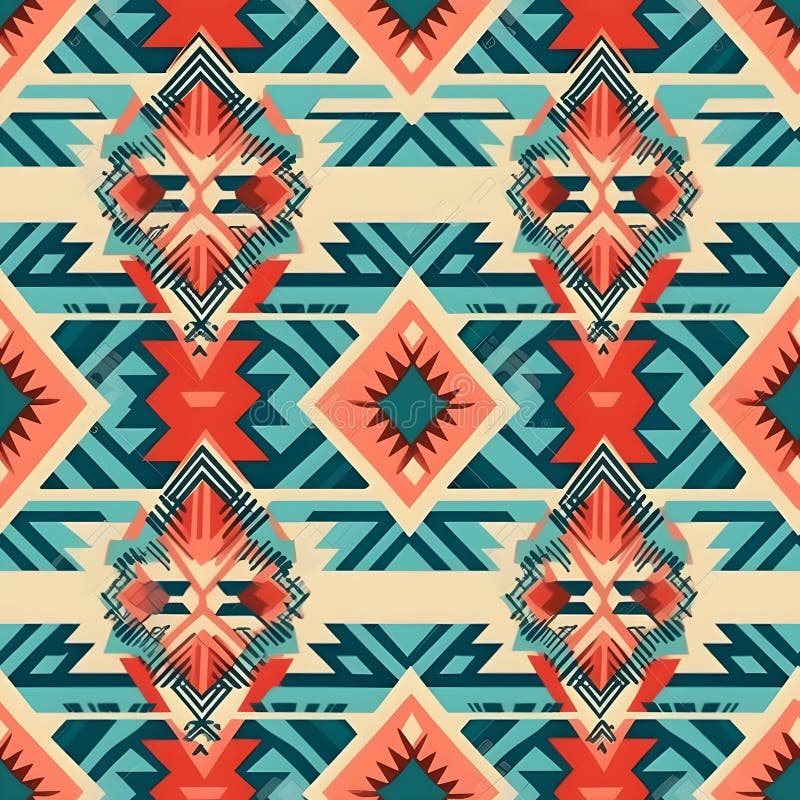 Combine Shapes and Patterns in Seamless Designs Stock Illustration ...