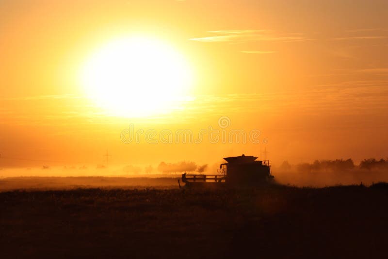 Agriculture - combine stock photo. Image of field, agribusiness - 14174652