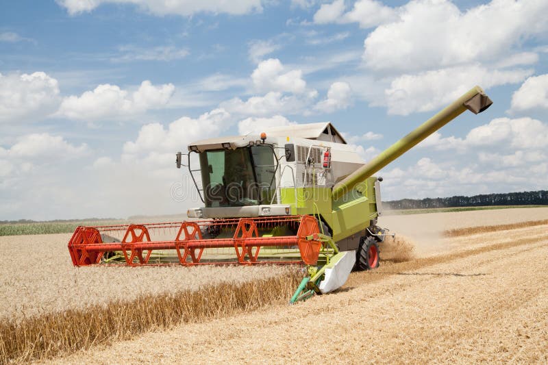 Agriculture - Combine stock image. Image of producer, plant - 8022811