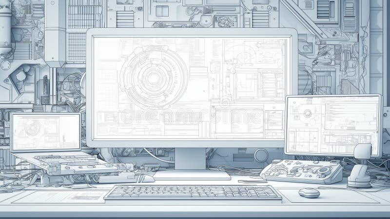 Combined Architectural Representation of a House, Including a Detailed ...