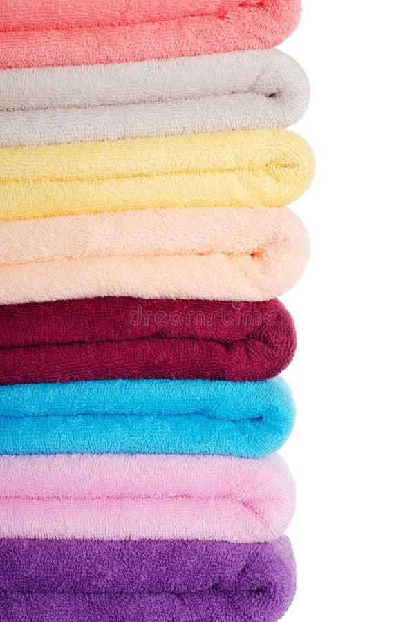 The combined color towels stock photo. Image of colorful - 23873190