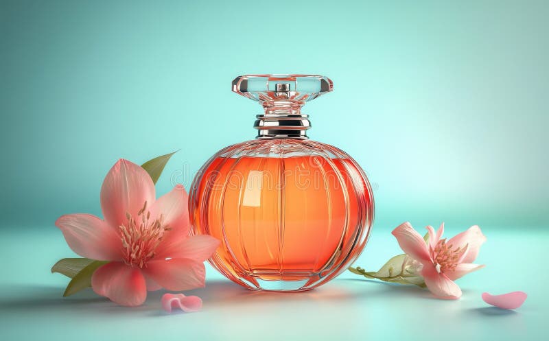 Combined with Soft Pastel Colors, this Perfume Bottle Evokes a Feeling ...