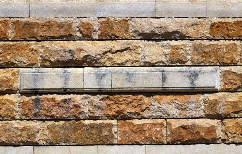 Stone and Marble Blocks in the Structure of the Wall Stock Photo ...