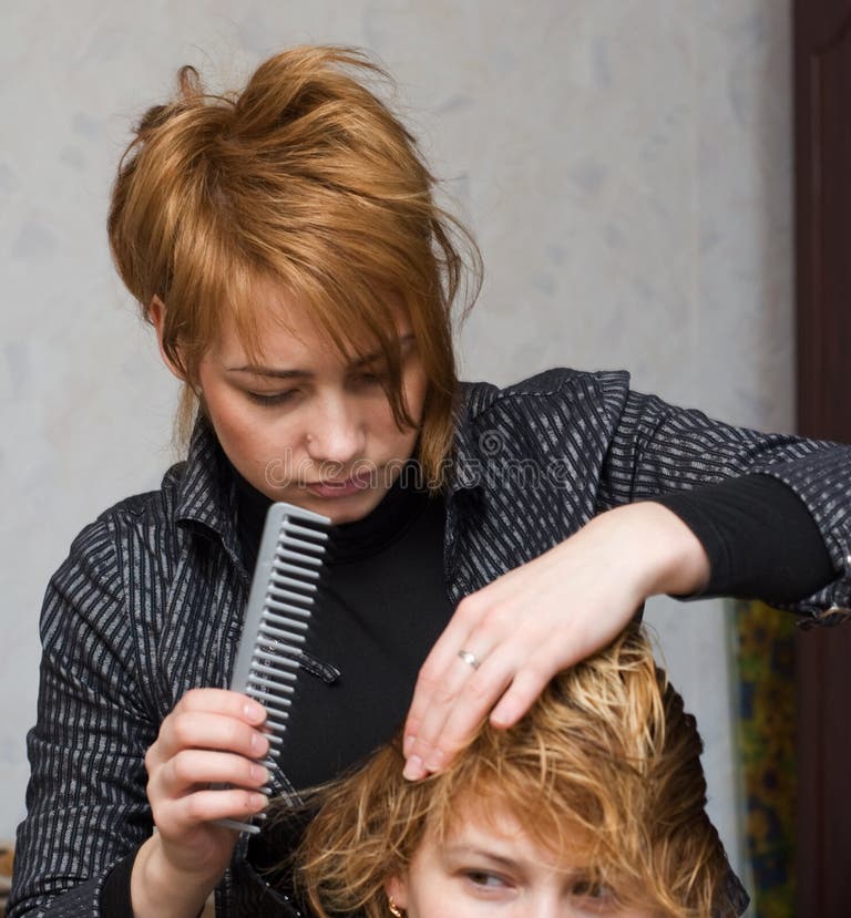 3,274 Stylist Combing Hair Stock Photos - Free & Royalty-Free Stock ...