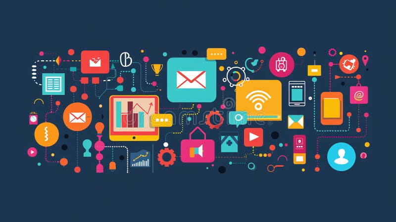 Multiple Marketing Channels Stock Illustrations – 99 Multiple Marketing ...